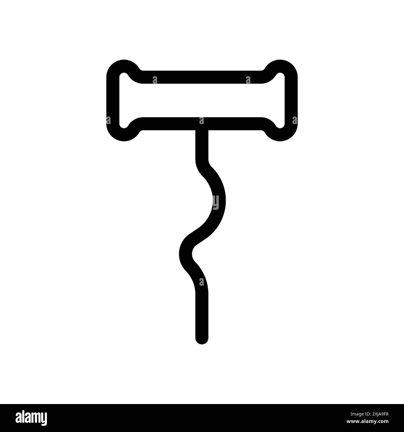 Corkscrew Icon Set In Thin Line Outline Style And Linear Vector Sign Stock Vector Image And Art