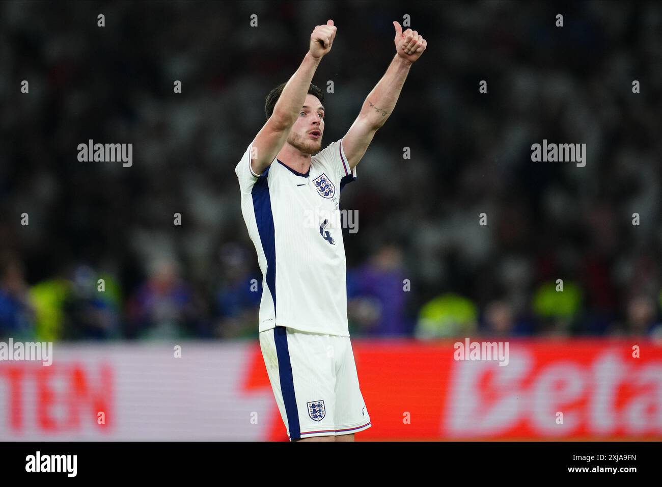 Berlin, Germany. 14th July, 2024. Declan Rice of England during the ...