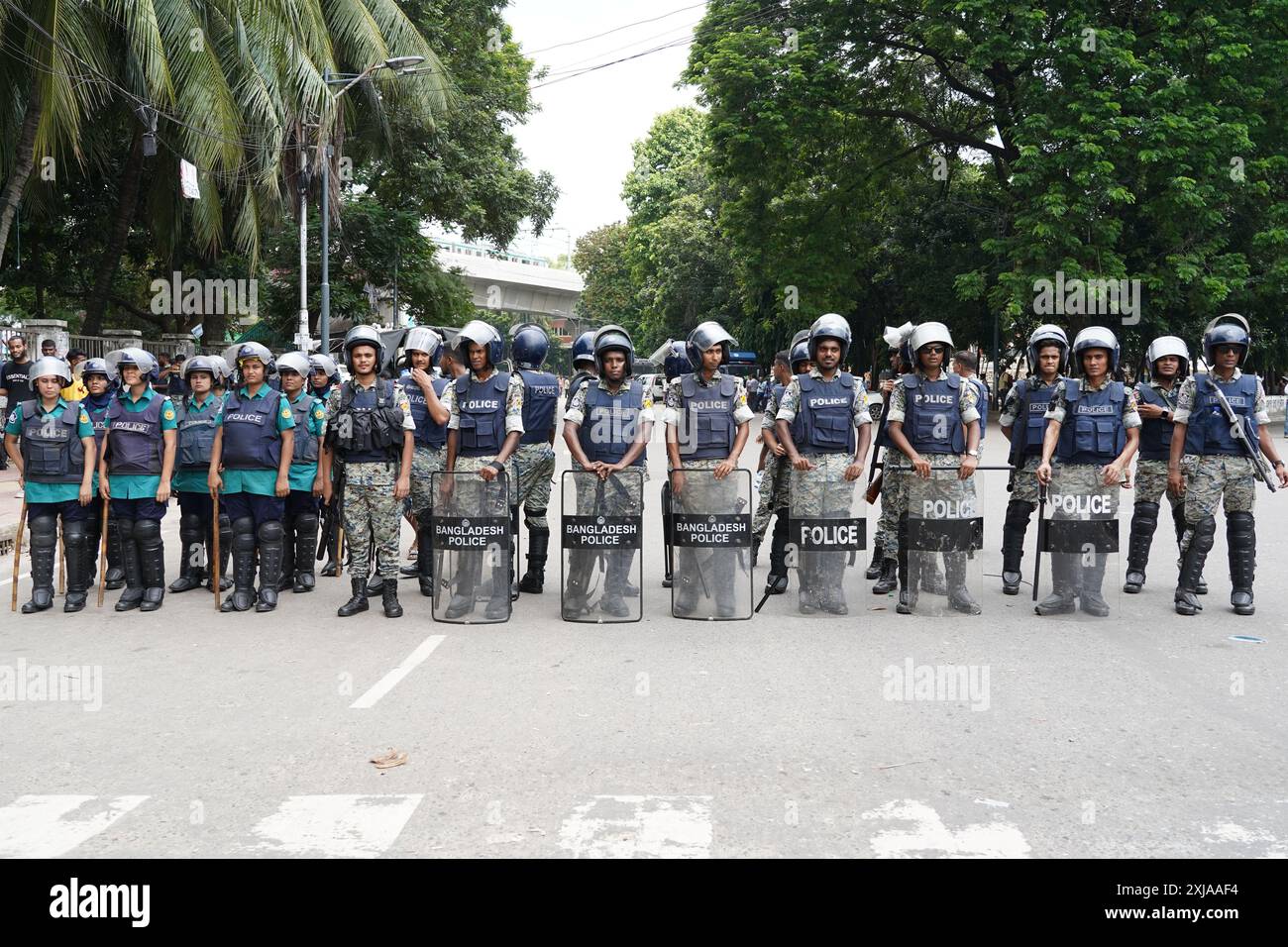 July 17, 2024, Dhaka, Dhaka, Bangladesh: In the ongoing quota movement ...
