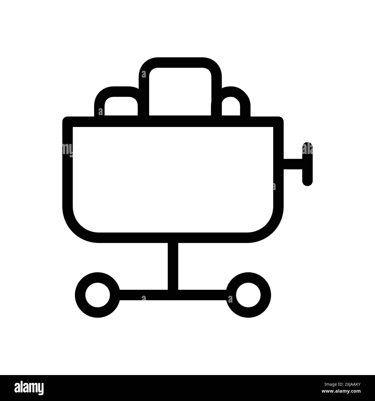 Mining Cart Icon Set In Thin Line Outline Style And Linear Vector Sign Stock Vector Image And Art