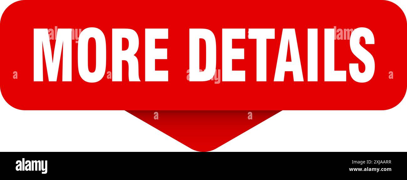 more details sticker. more details sign on transparent background ...