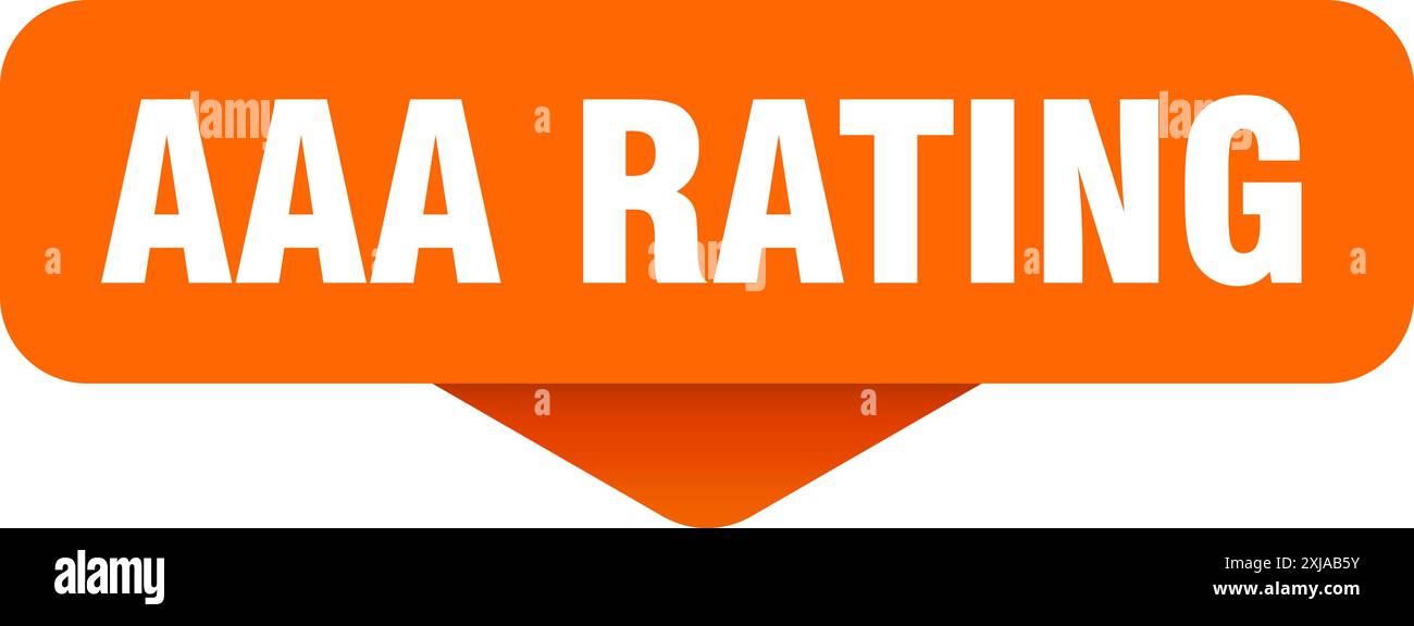 aaa rating sticker. aaa rating sign on transparent background ...