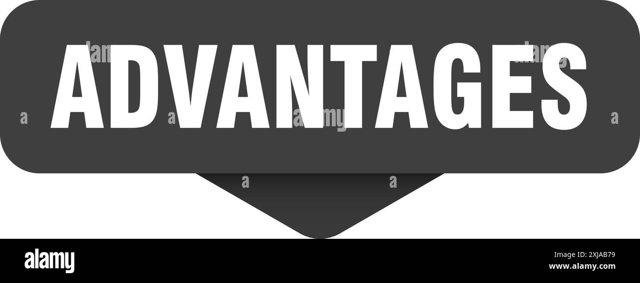 advantages sticker. advantages sign on transparent background ...