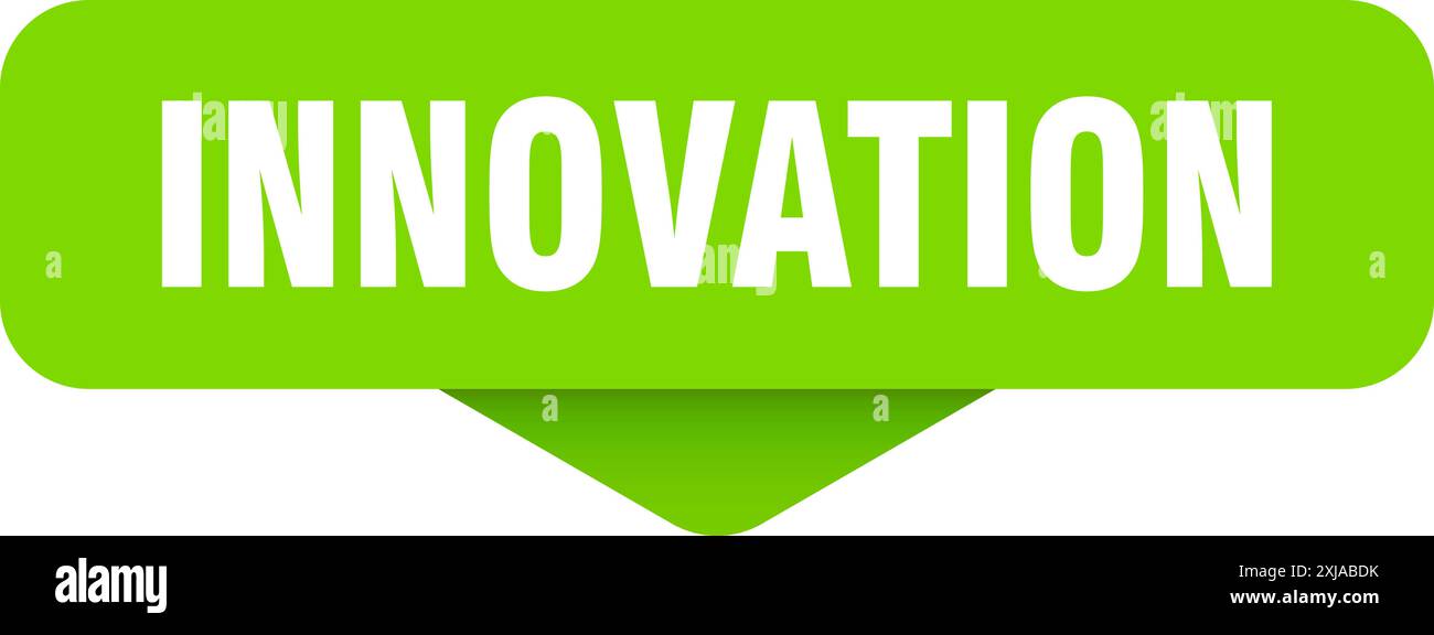innovation sticker. innovation sign on transparent background ...