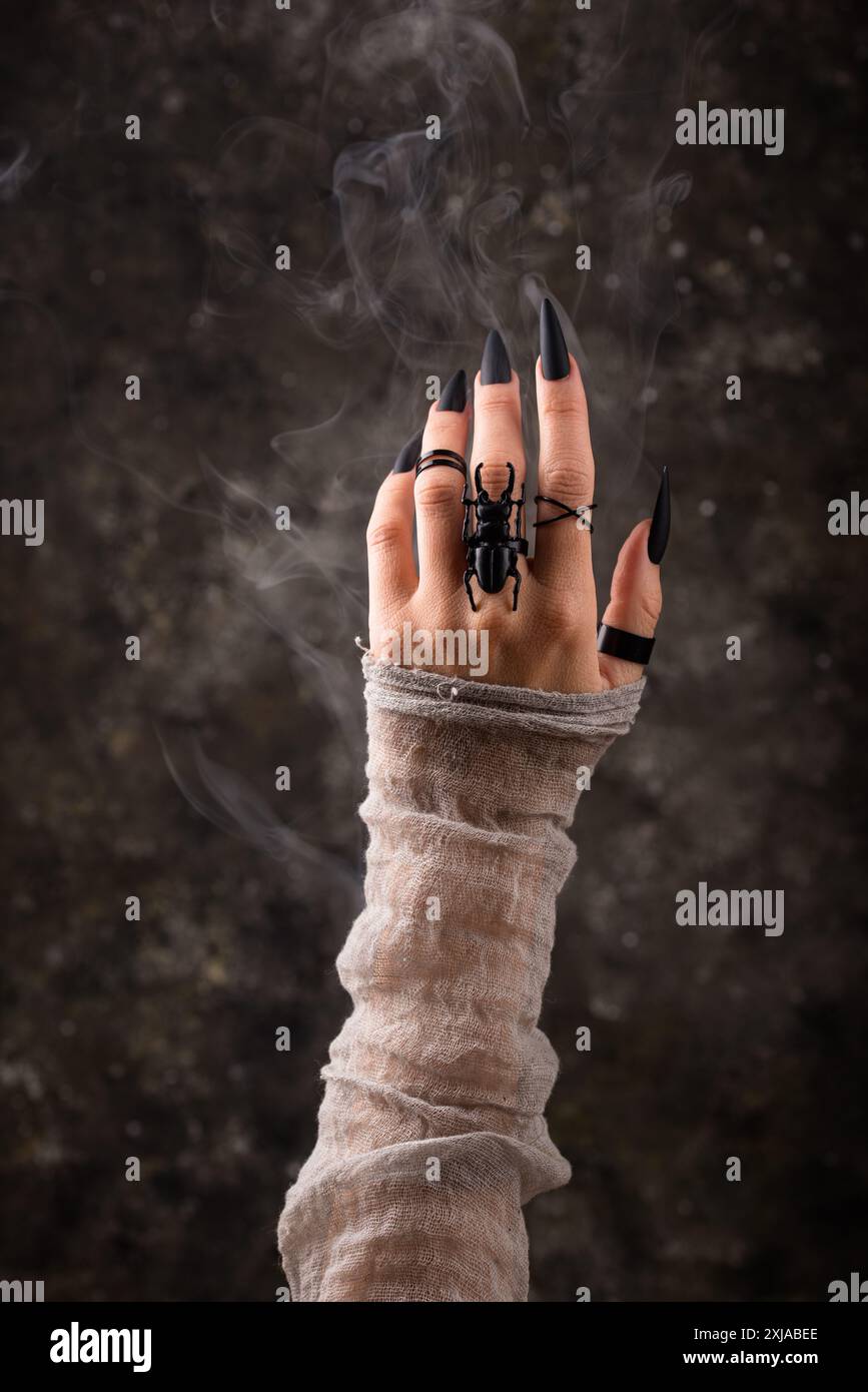 Black hand design hi-res stock photography and images - Alamy