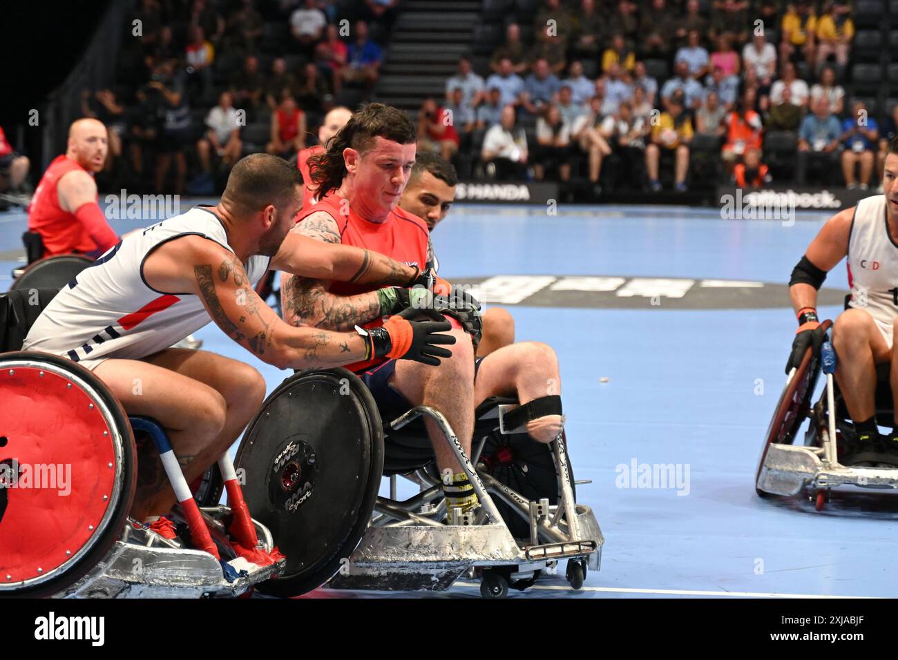 The Invictus Games 2023 Wheelchair Rugby Stock Photo - Alamy