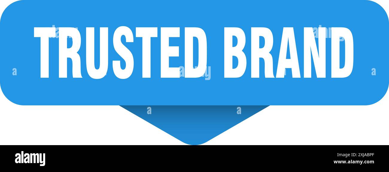 trusted brand sticker. trusted brand sign on transparent background ...