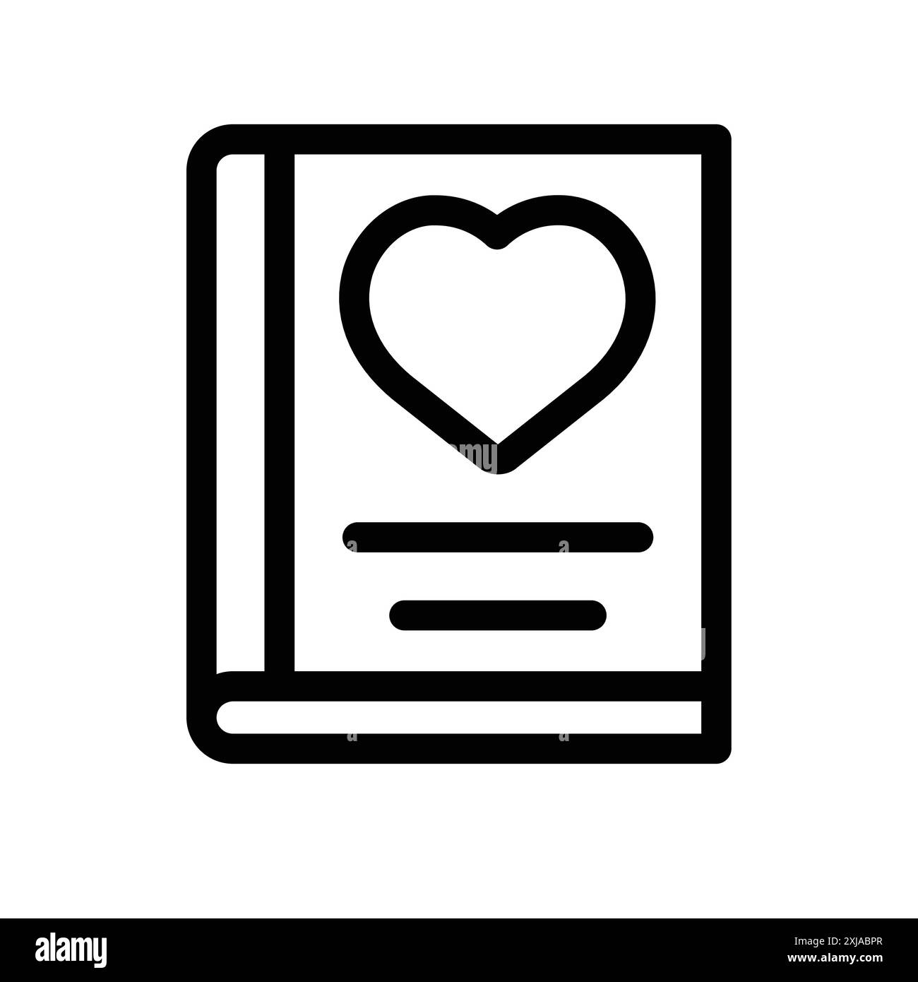 Wedding Album Icon Set In Thin Line Outline Style And Linear Vector Sign Stock Vector Image