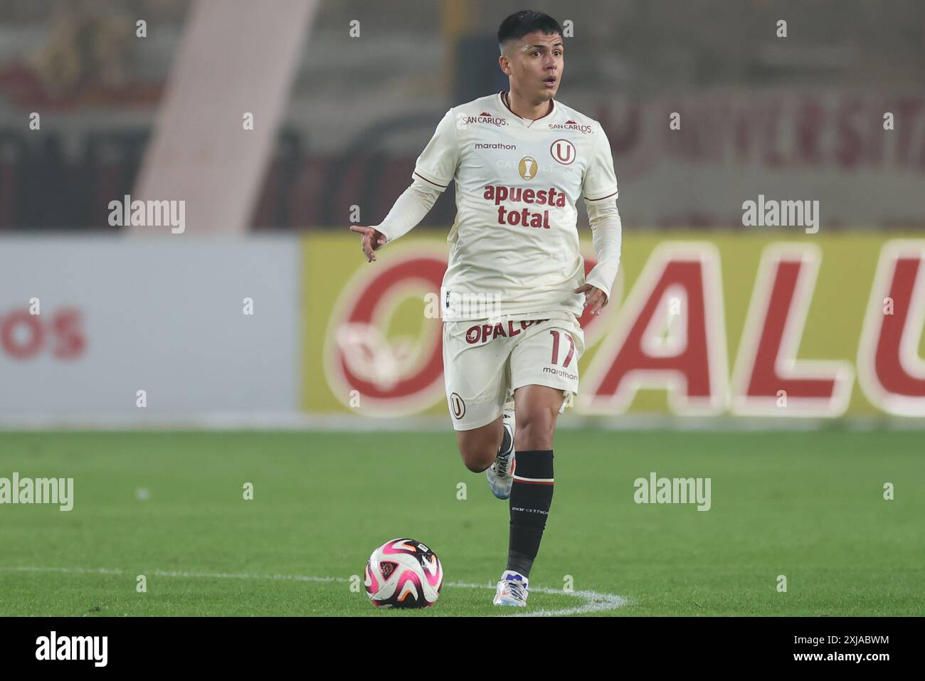Lima, Peru. 14th July, 2024. Jairo Concha of Universitario de ...