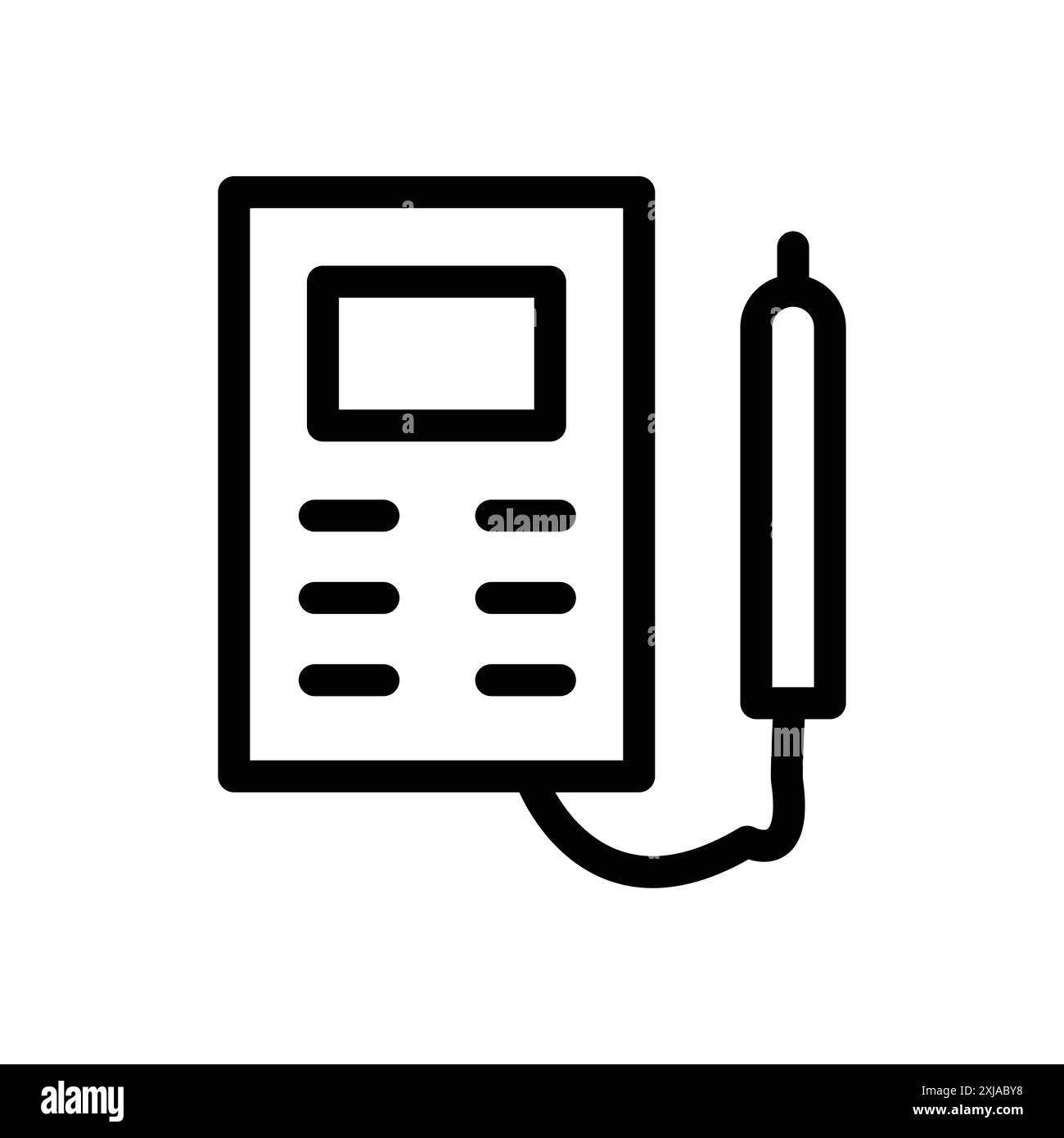 Tester vector icon linear hi-res stock photography and images - Alamy