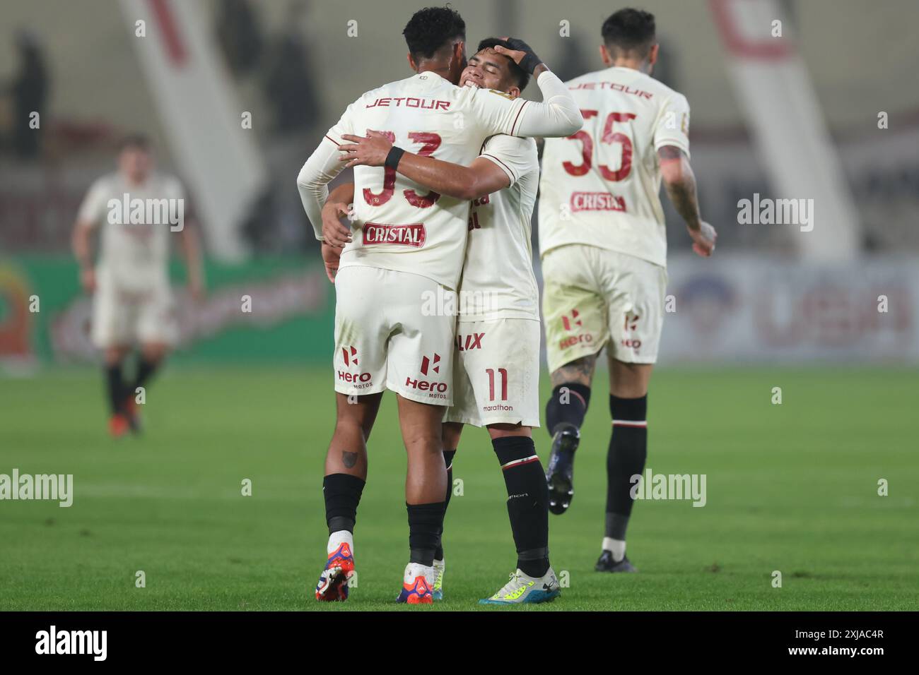 Lima, Peru. 14th July, 2024. Christopher Olivares and Jose Rivera of ...