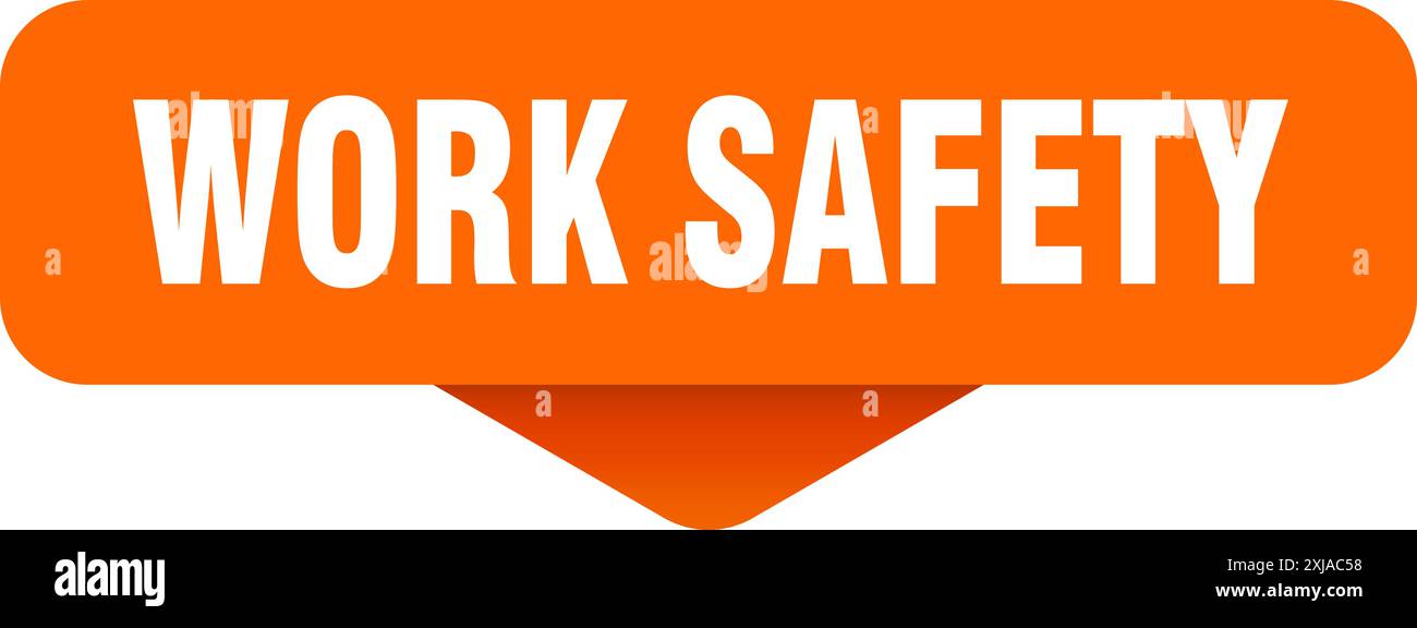work safety sticker. work safety sign on transparent background ...