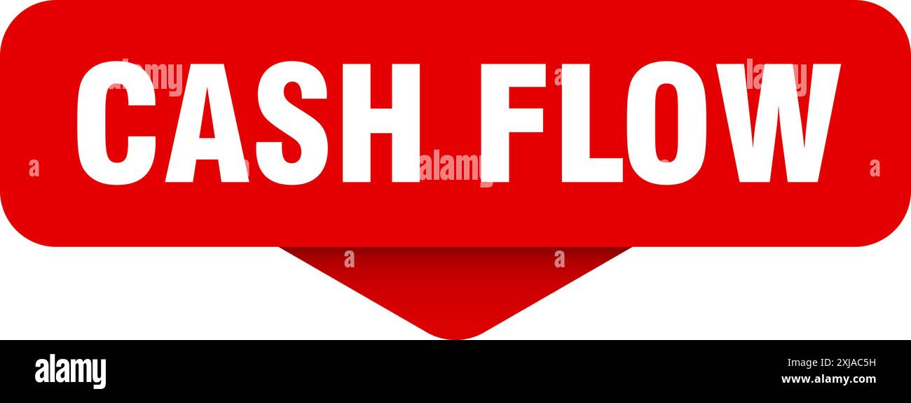 cash flow sticker. cash flow sign on transparent background ...
