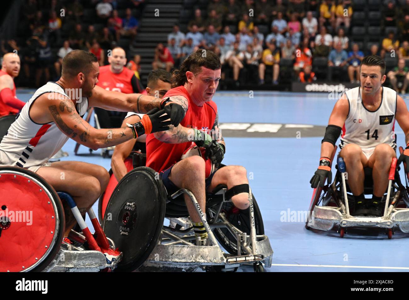 The Invictus Games 2023 Wheelchair Rugby Stock Photo - Alamy