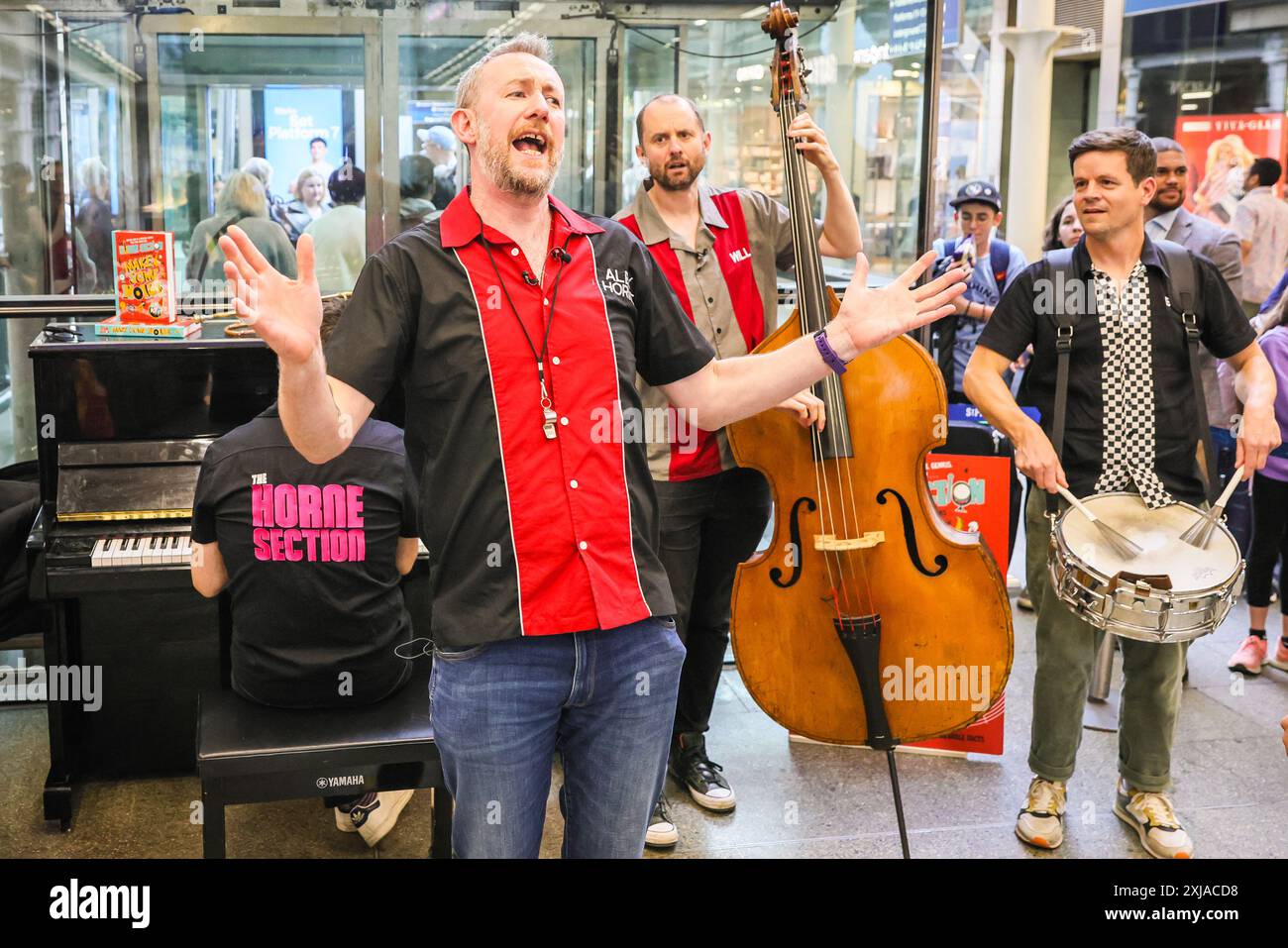 London, 17th July 2024. ‘Britain's Funniest Band', The Horne Section ...