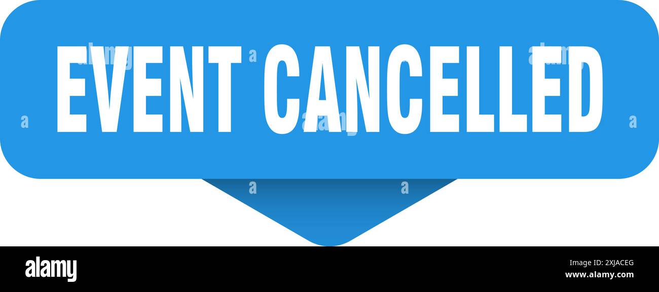 event cancelled sticker. event cancelled sign on transparent background ...