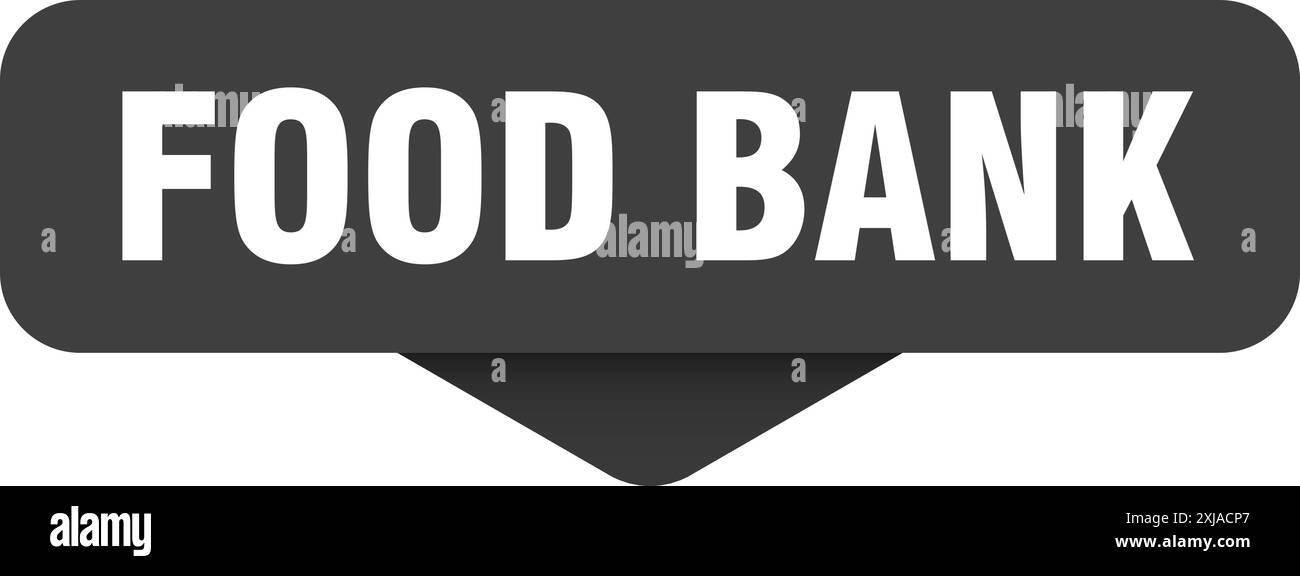 food bank sticker. food bank sign on transparent background ...