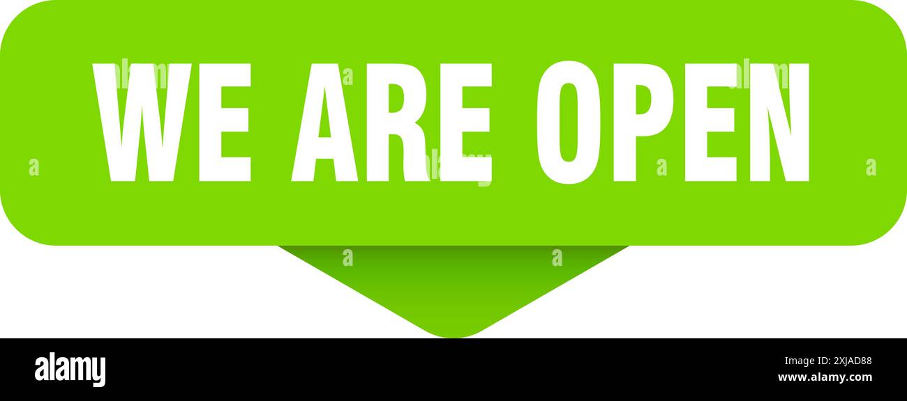 we are open sticker. we are open sign on transparent background ...