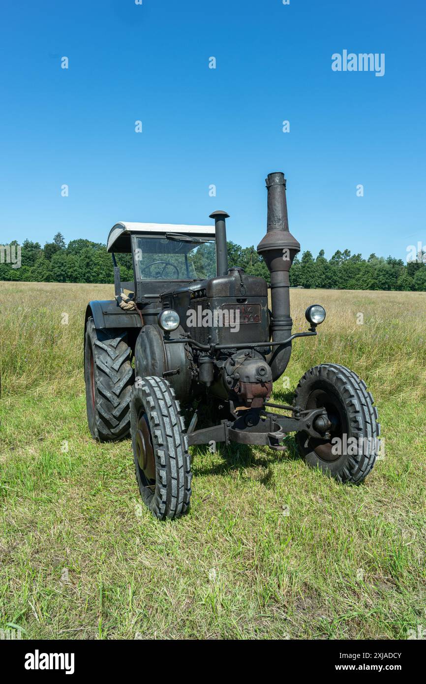 Historic Lanz Bulldog Tractor. The Lanz Bulldog was a tractor ...