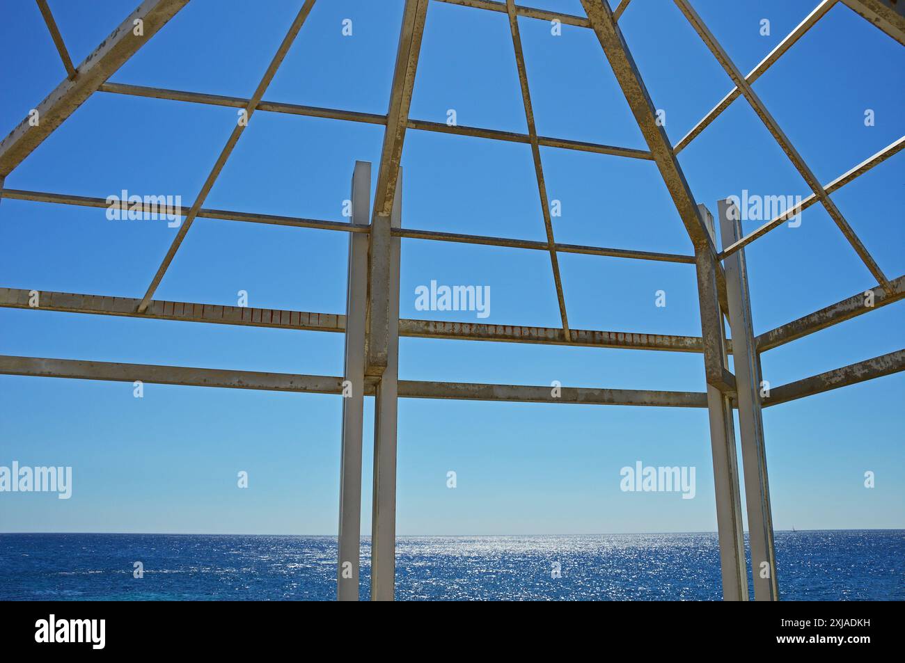 Structure made square metal pipes hi-res stock photography and images ...