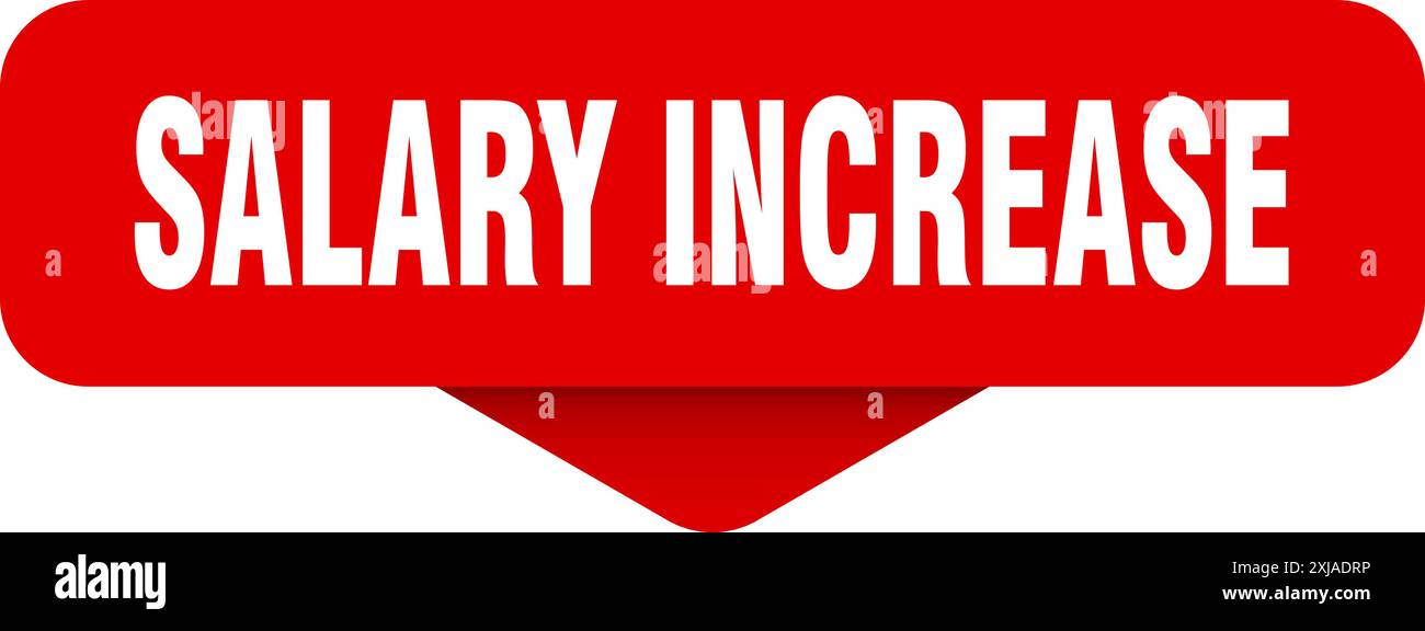 salary increase sticker. salary increase sign on transparent background ...