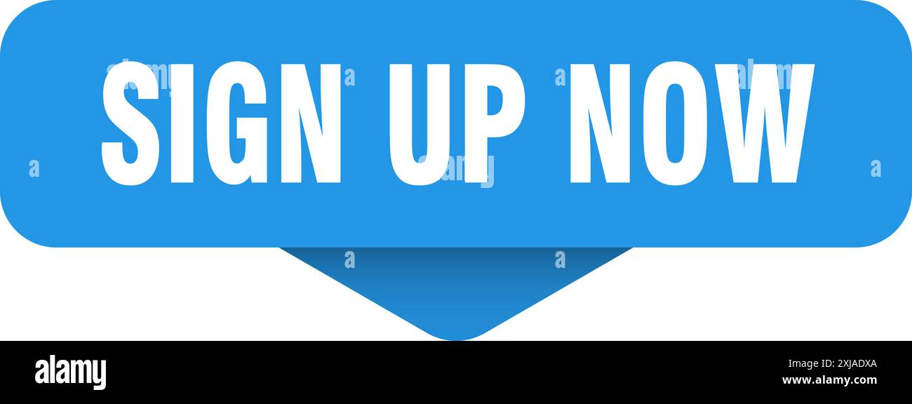 sign up now sticker. sign up now sign on transparent background ...