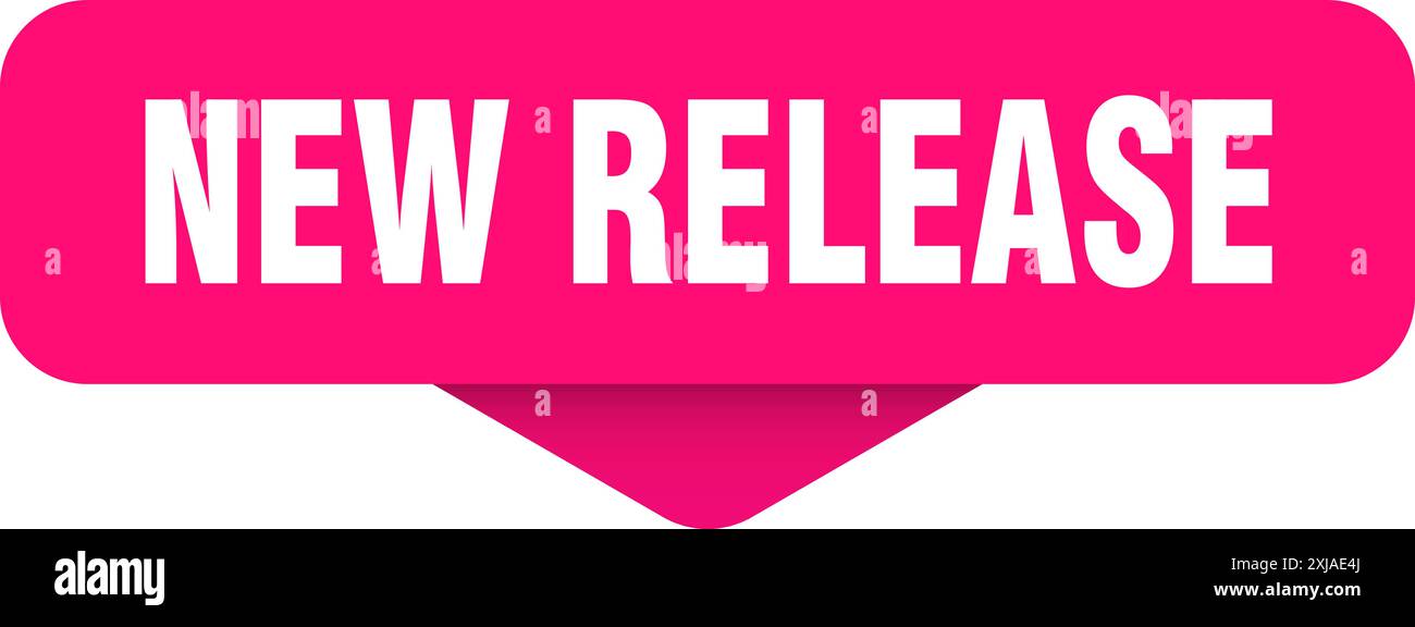 new release sticker. new release sign on transparent background ...
