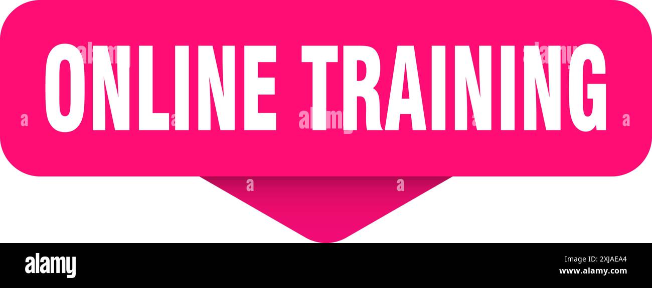 online training sticker. online training sign on transparent background ...