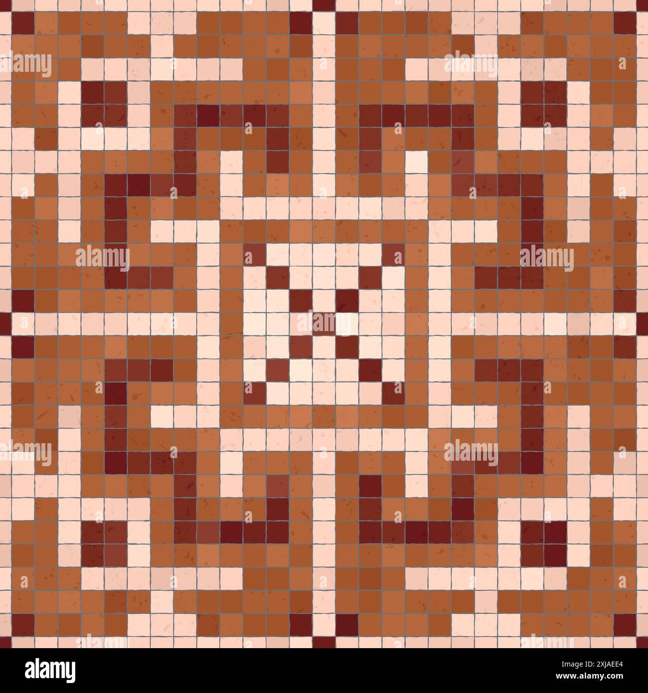 Mosaic tiles background, seamless vector pattern Stock Vector Image ...