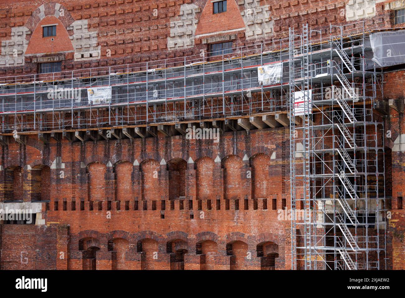 Nuremberg, Germany. 17th July, 2024. View of the construction site ...