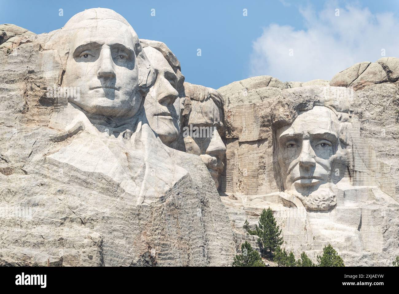 Mount Rushmore National Memorial located just outside Keystone, South ...