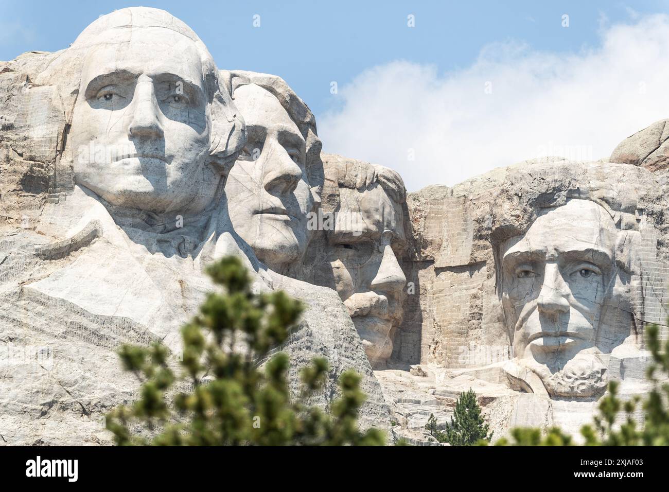 Mount Rushmore National Memorial located just outside Keystone, South ...