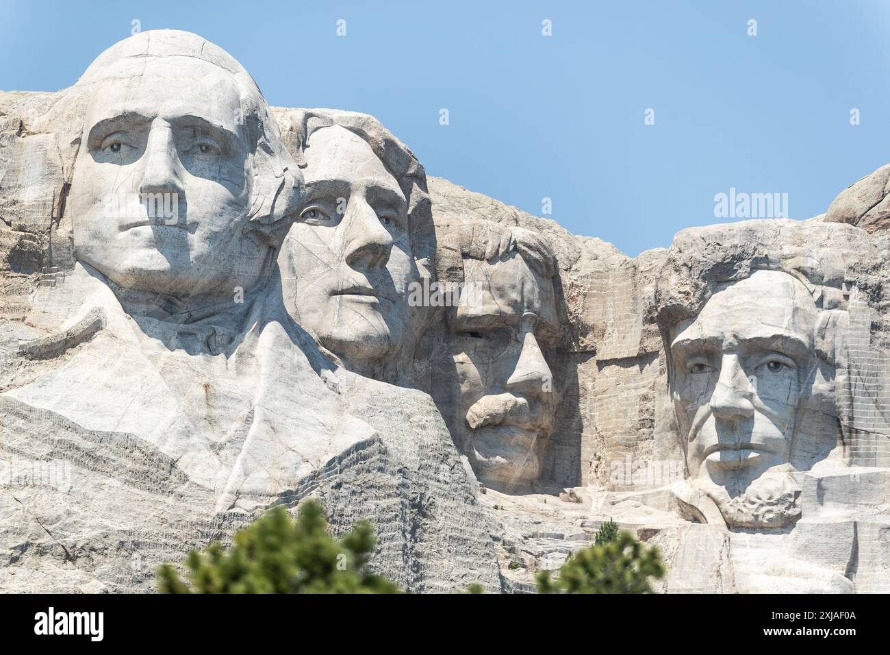 Mount Rushmore National Memorial located just outside Keystone, South ...