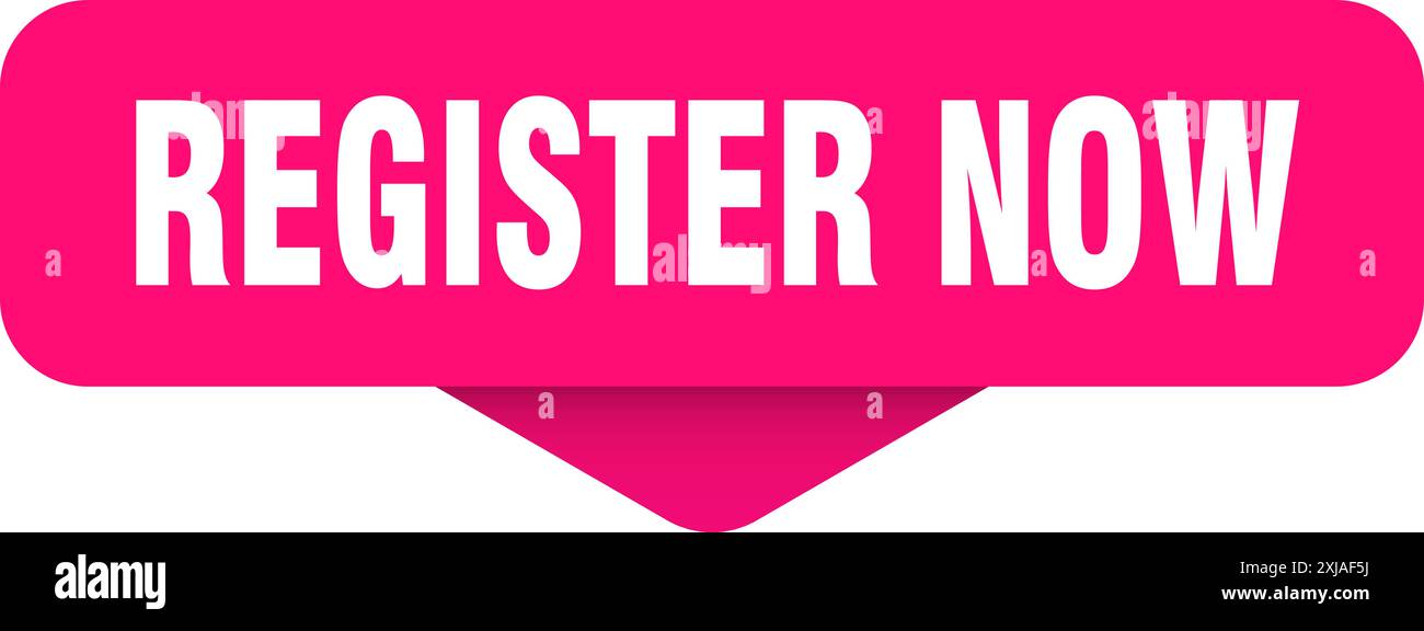 register now sticker. register now sign on transparent background ...