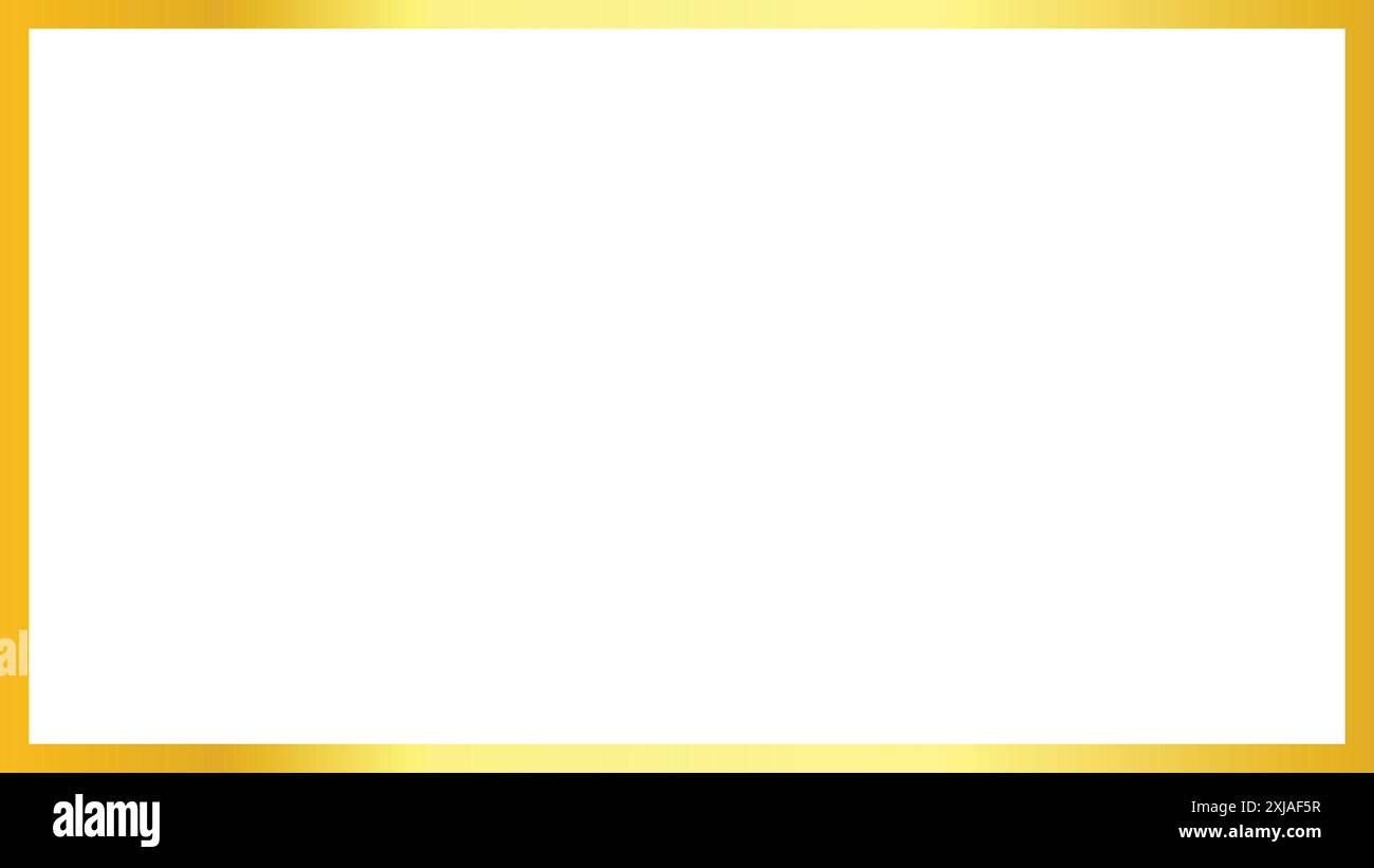 Golden rectangle bright glowing Stock Vector Images - Alamy