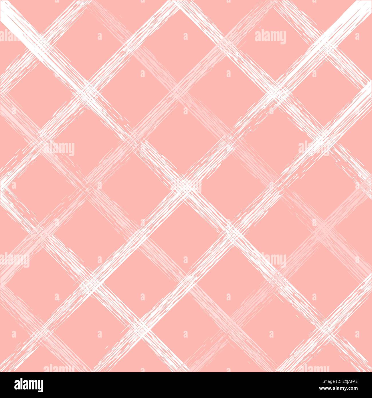 Vector hand drawn cute checkered pattern. Doodle Plaid geometrical ...