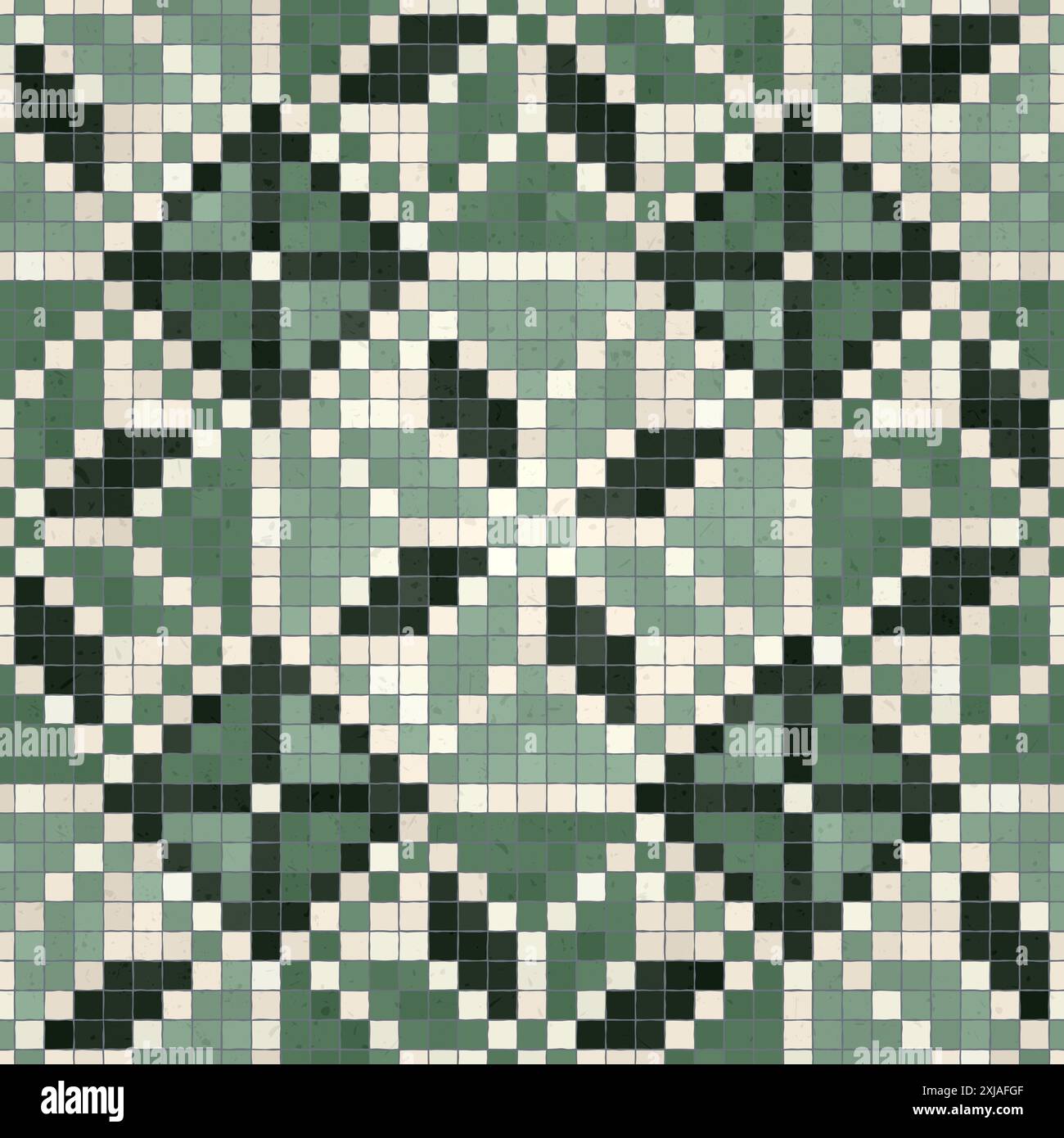 Mosaic tiles background, seamless vector pattern Stock Vector Image ...