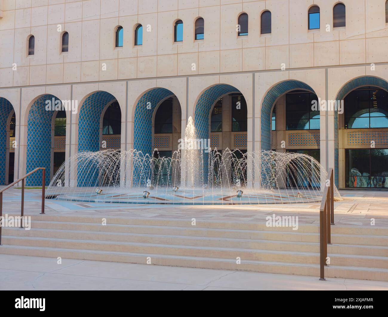 Exterior view of the Cultural Foundation, a museum and exhibition hall ...