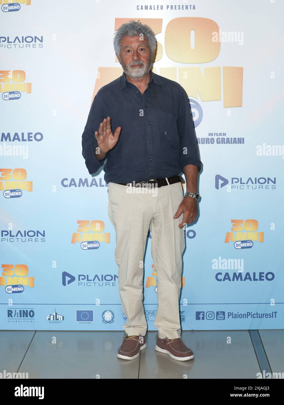 Rome, Adriano cinema, photocall for the film "30 years younger". In the ...