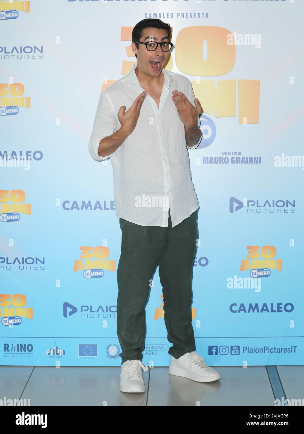 Rome, Adriano cinema, photocall for the film "30 years younger". In the ...