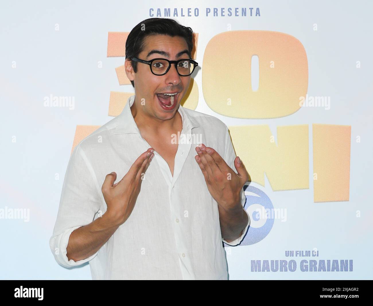 Rome, Adriano cinema, photocall for the film "30 years younger". In the ...