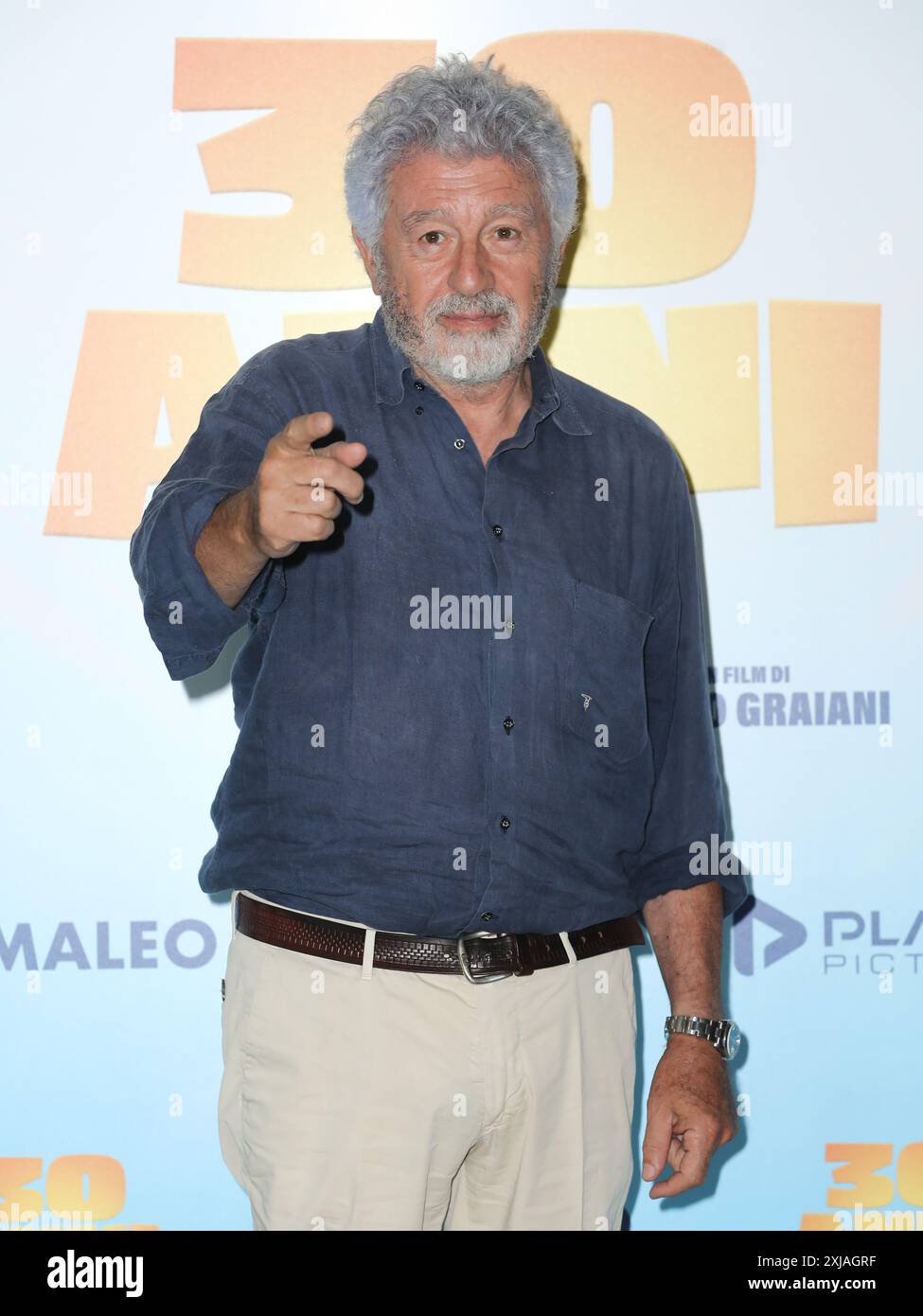 Rome, Adriano cinema, photocall for the film "30 years younger". In the ...