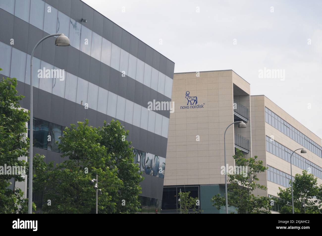 Copenhagen/ Denmark/17 july 2024/ Denmark's trade mark name Nvo nordisk ...