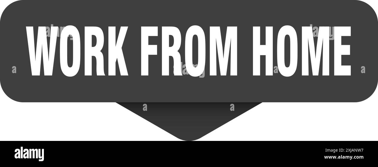 work from home sticker. work from home sign on transparent background ...