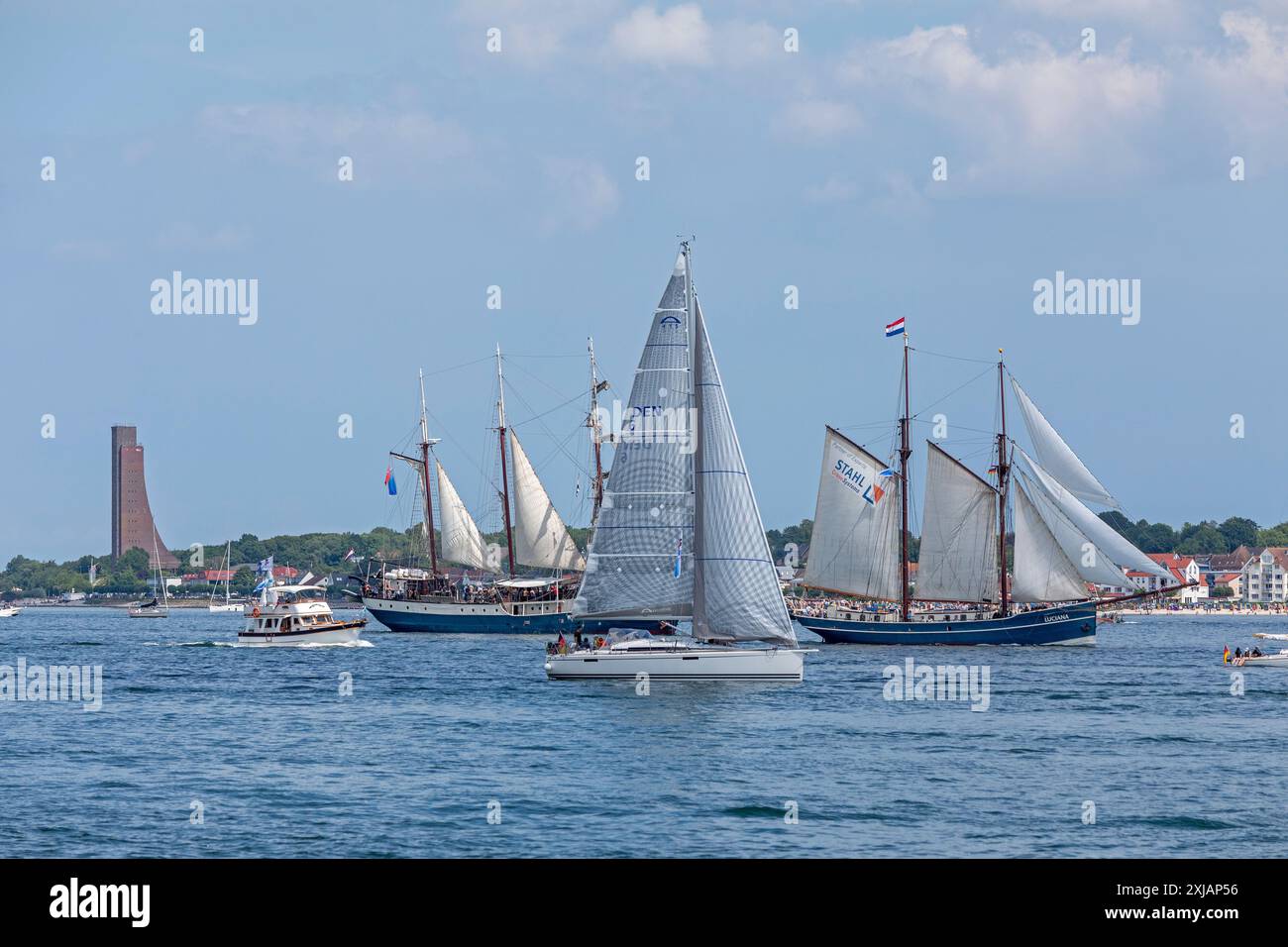 Sailing ships, Atlantis, Luciana, sailing boats, Navy memorial, Laboe ...