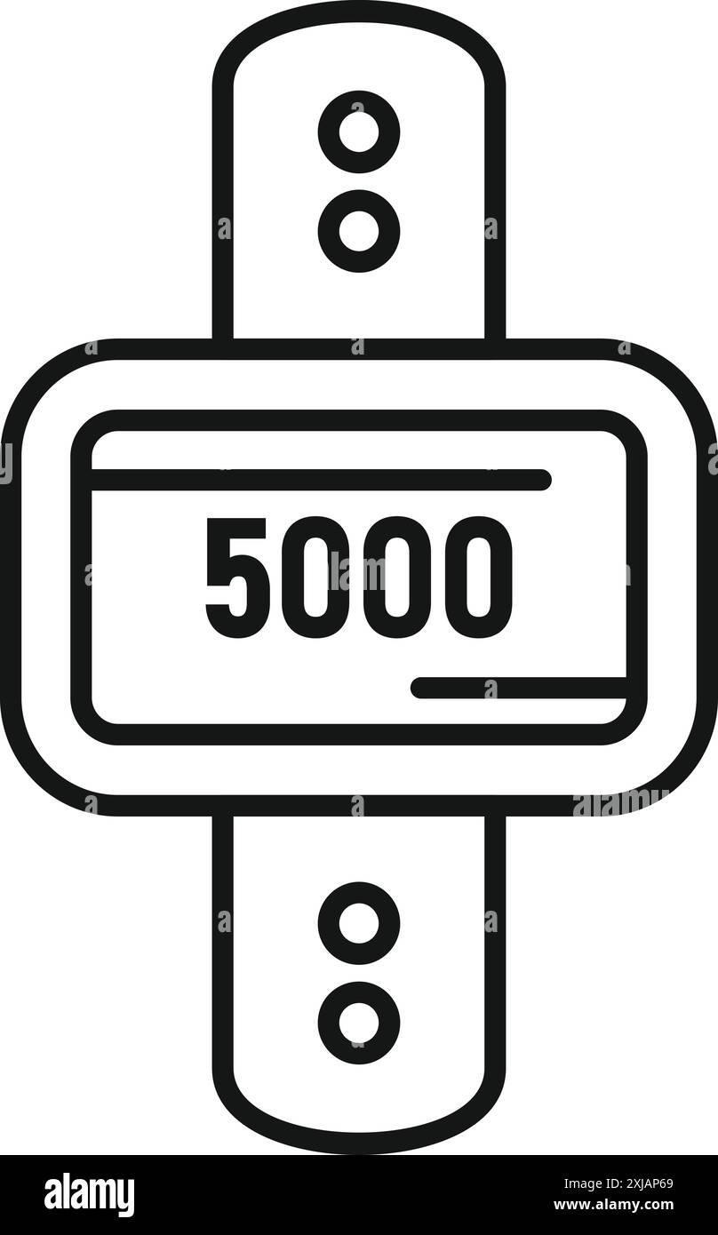 Smart watch screen steps tracker hi-res stock photography and images ...