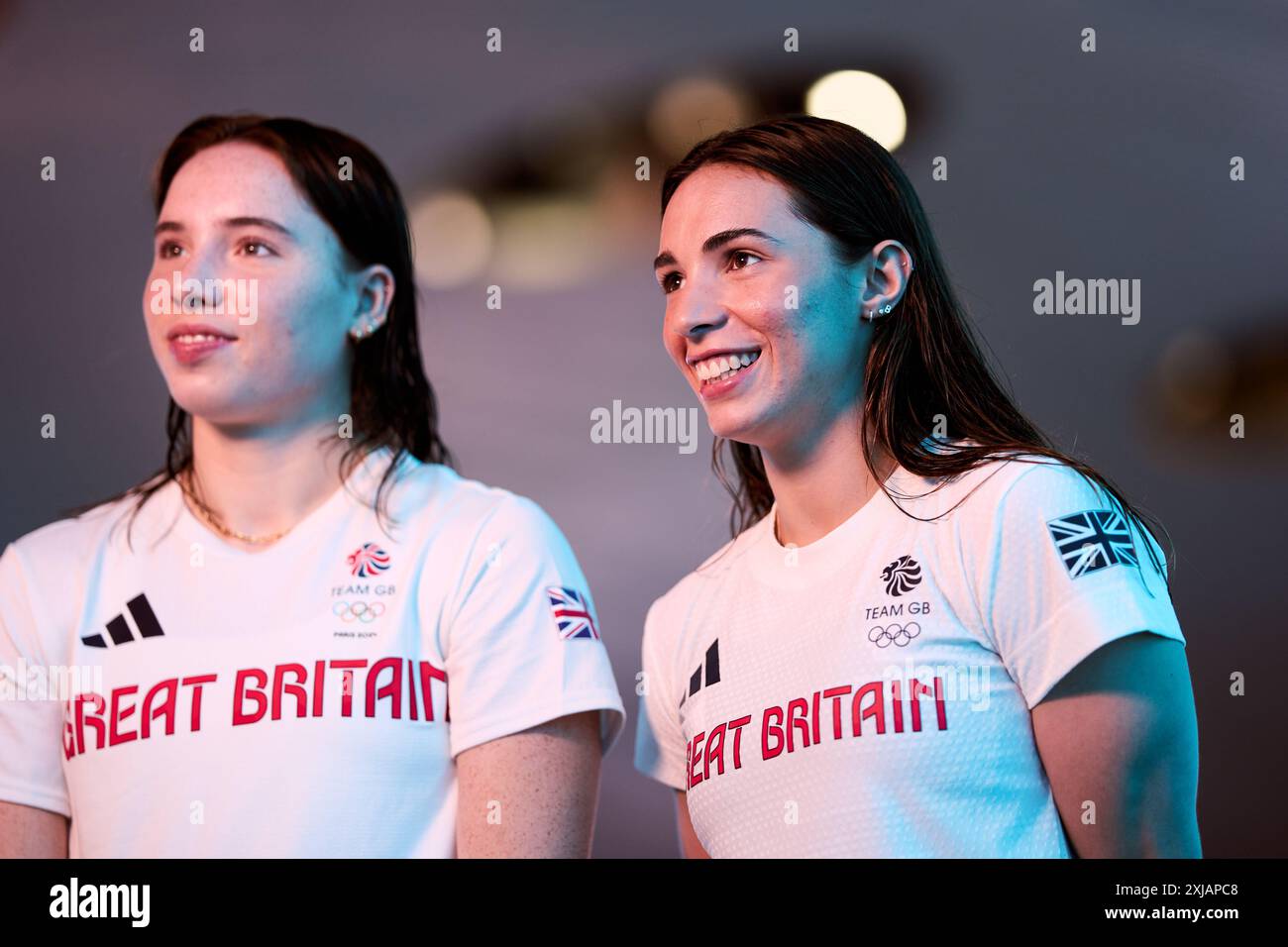 Team GB’s Yasmin Harper (left) and diving partner Scarlett Mew-Jensen ...