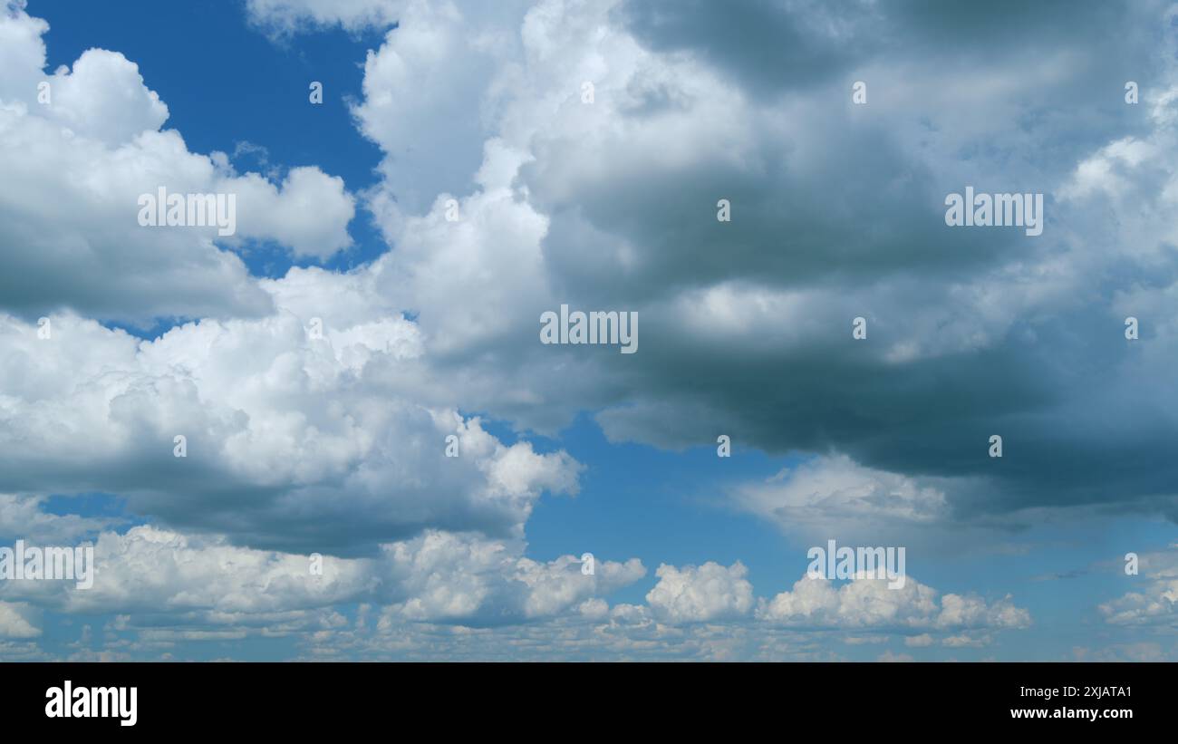 Time lapse. Ominous grey storm clouds. Amazing gloomy rain clouds Stock ...
