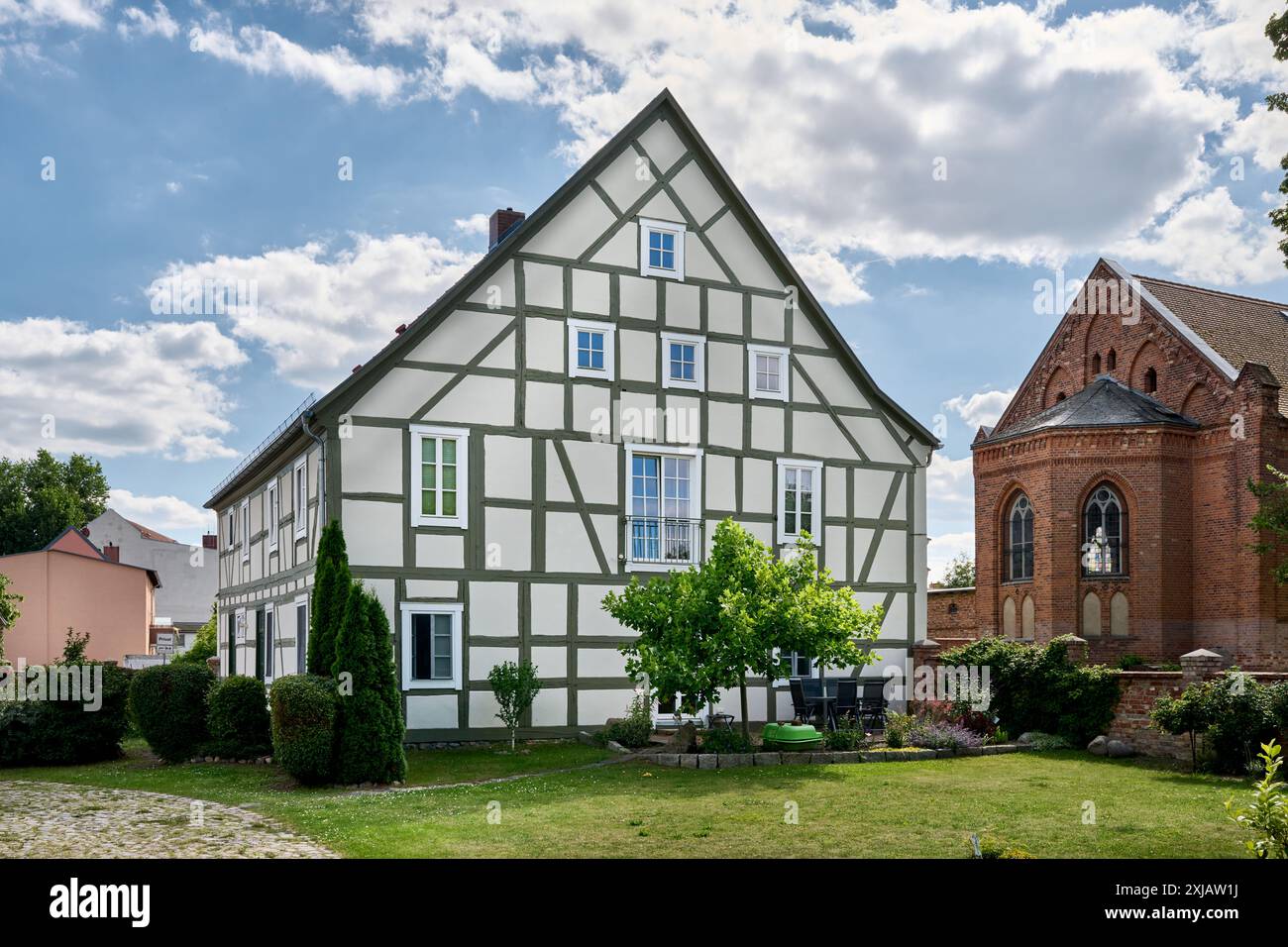 Executioner's House, typical historic half-timbered houses in ...
