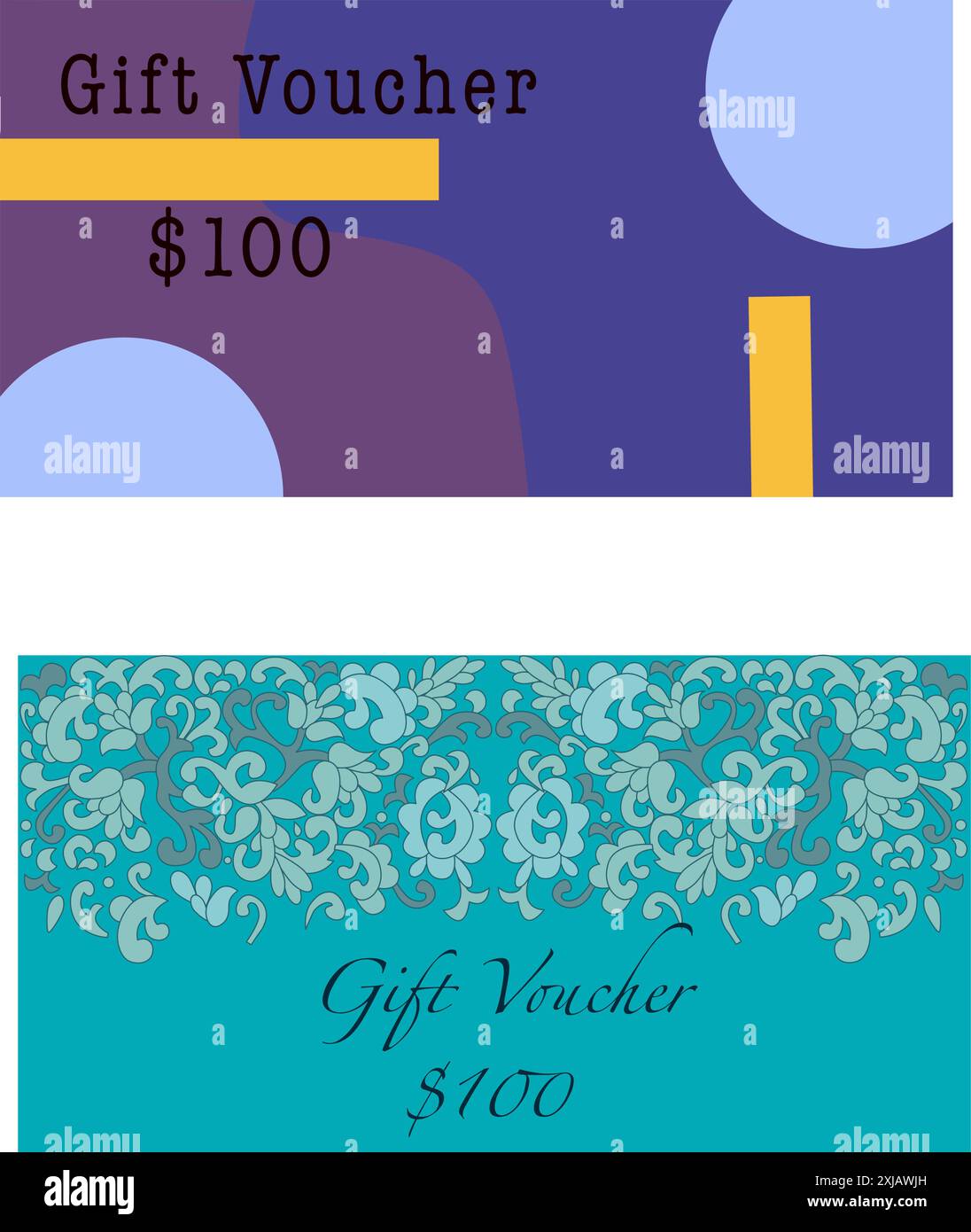 Vector floral design and business design of discount card, certificates ...